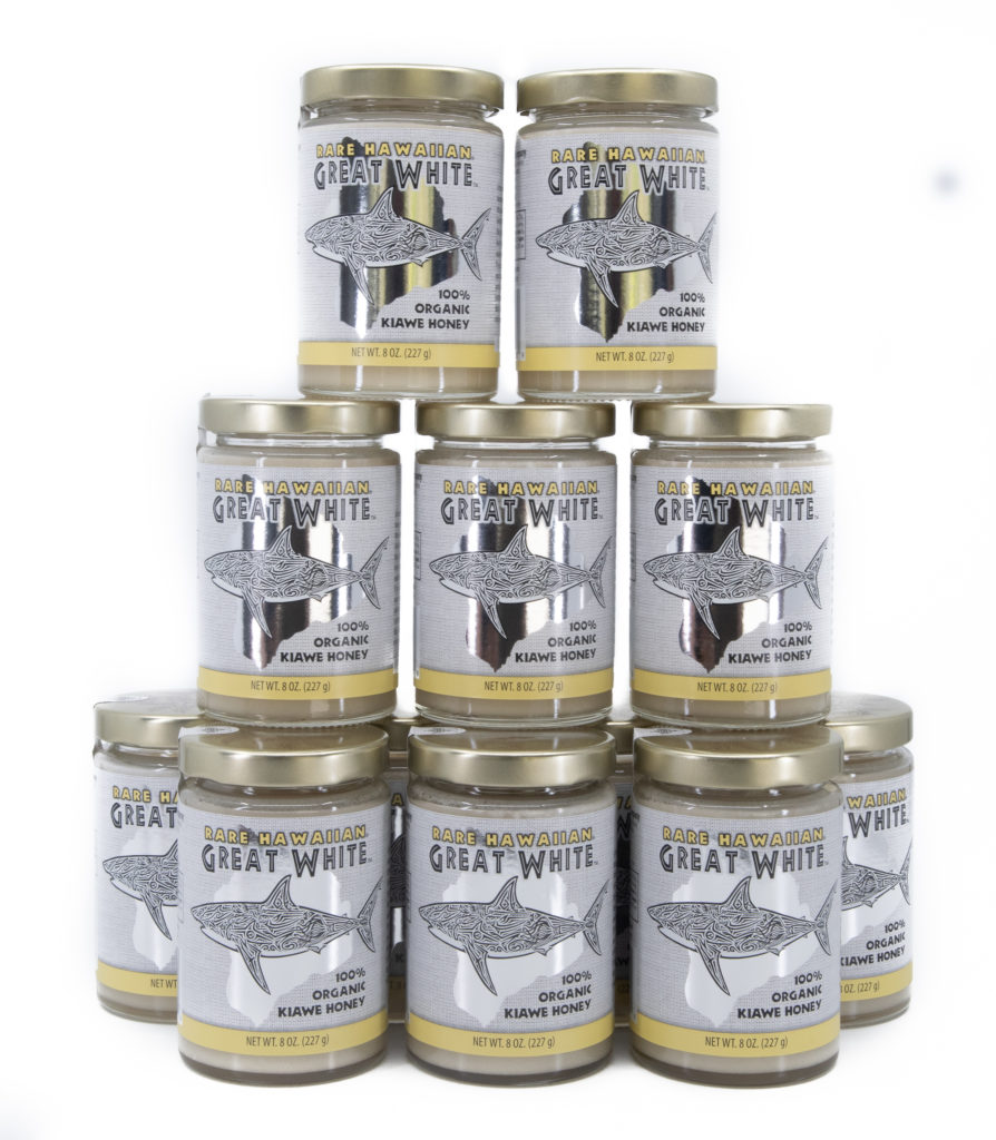 Organic Great White Honey Case - Rare Hawaiian